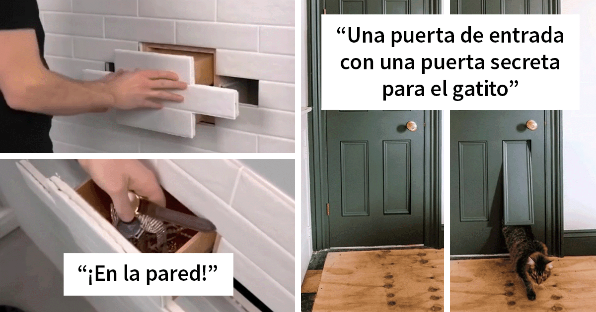 25 Lugares y compartimentos secretos escondidos en las casas de la ...