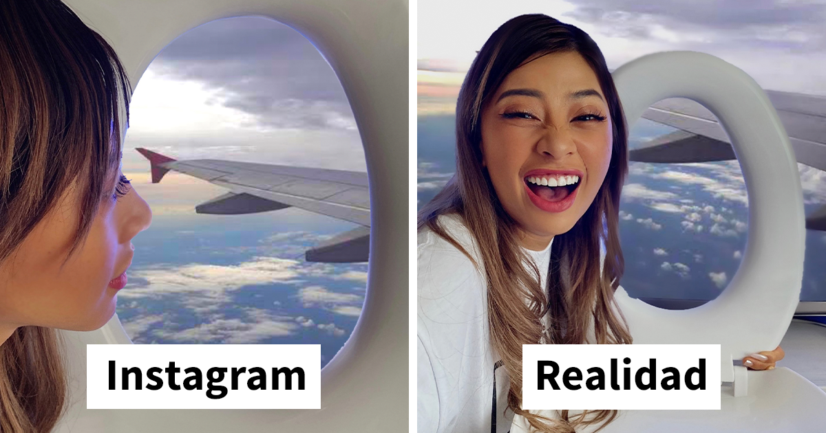 Esta modelo demuestra que lo que vemos en Instagram no siempre es igual ...