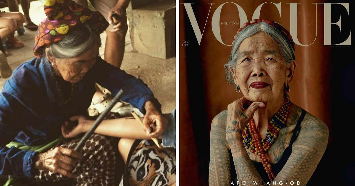 Esta centenaria tatuadora filipina se convierte en la portada de Vogue ...