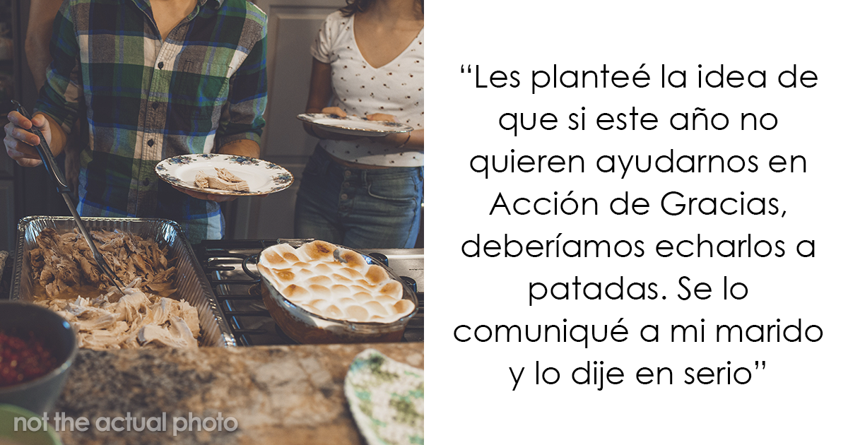 En una familia los hombres se niegan a ayudar a las mujeres en Acción ...